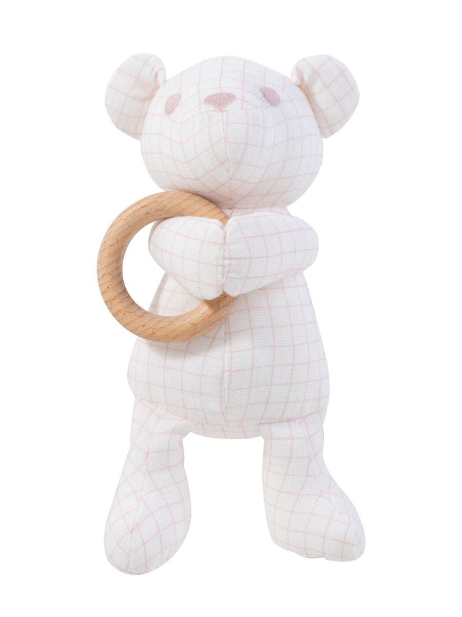 Kipp Pink Teddy Au Pane Plush Toy – Petit Perfection